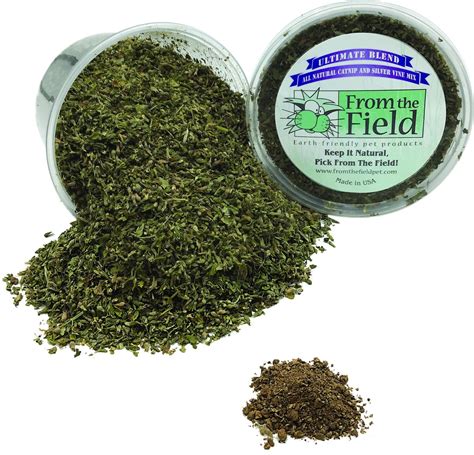 From The Field Ultimate Blend Catnip And Silver Vine Mix 2 Oz Tub