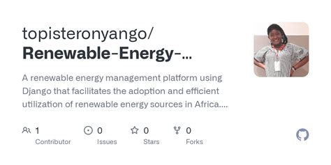 Github Topisteronyango Renewable Energy Management Platform A