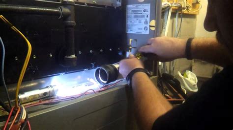 Hvac ~ Goodman Furnace Flue Collector Replacment Step By Step Youtube