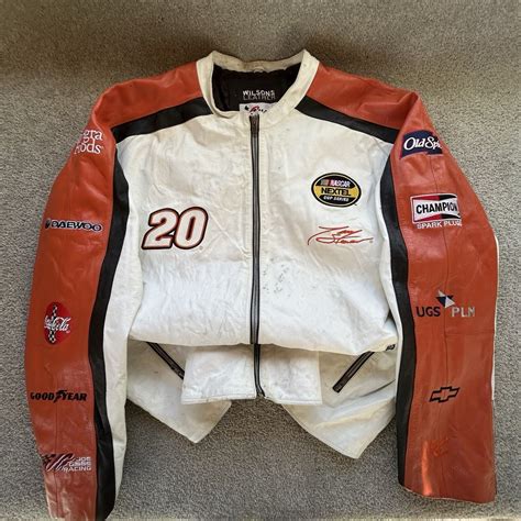 Nascar Tony Stewart Leather Jacket
