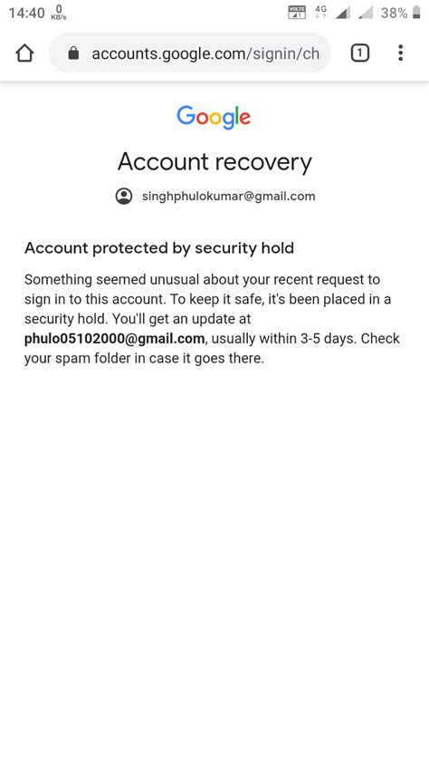 Verify Your Identity Can T Access My Account Gmail Community