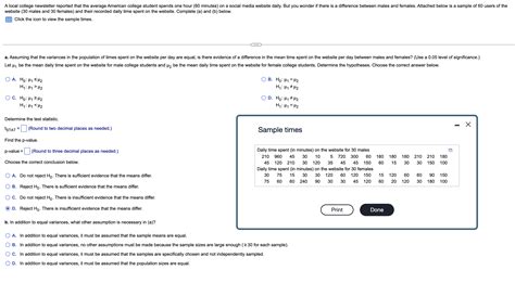 Solved Website Males And Females And Their Chegg Com