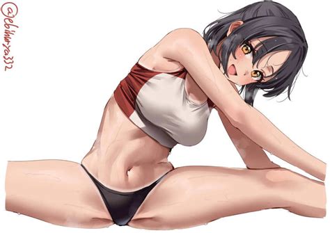 Ebifurya Nagara Kancolle Kantai Collection Commentary Request 1girl Artist Name Black