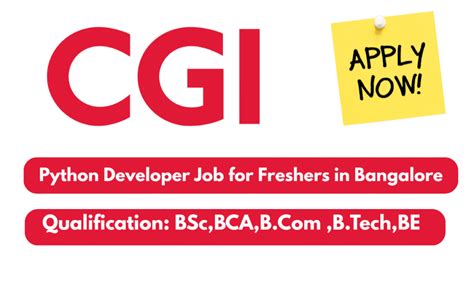 Python Developer Job For Freshers In Bangalore 2025 Career