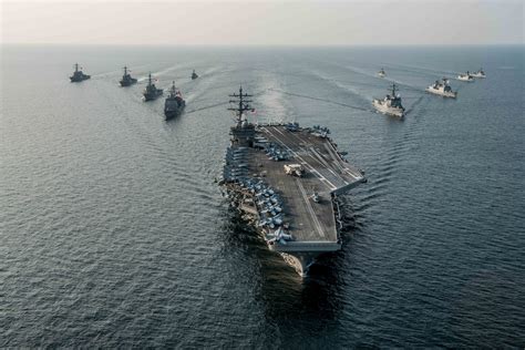 Carrier Strike Group Five Arrives In Busan Commander Us 7th Fleet