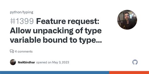 Feature Request Allow Unpacking Of Type Variable Bound To Typed Dict