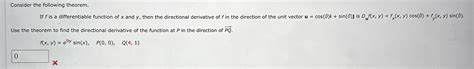 Solved Consider the following theorem. Use the theorem to | Chegg.com