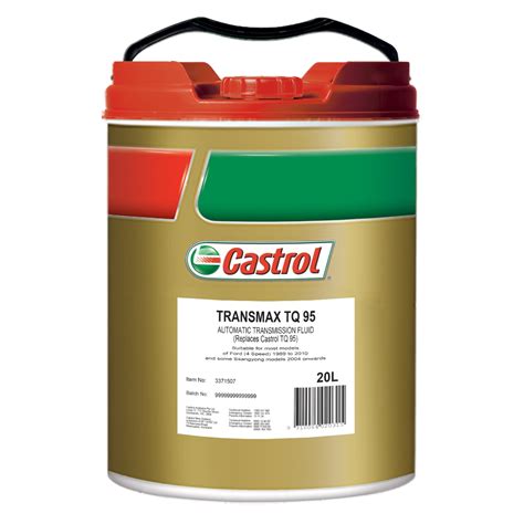 Castrol Transmax Full Synthetic Automatic Transmission Fluid TQ 95 20L ...