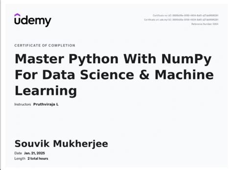 Datascience Machinelearning Python Numpy Lifelonglearning Souvik