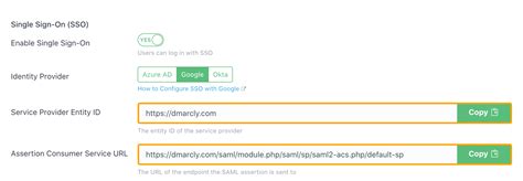 How To Configure Single Sign On SSO With Google DMARCLY