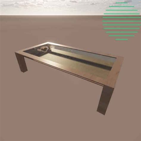 Revit Table Coffee Parametric Model Bimshares