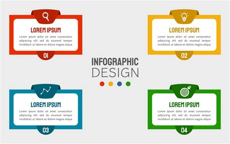 Vector Business Infographic Design With Icons And Options Or Steps Used For Presentations