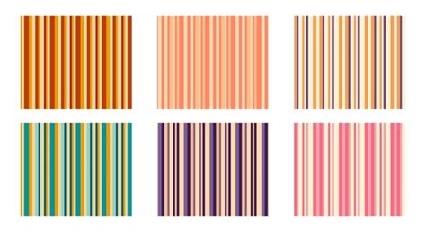 Premium Vector Set Seamless Pattern Vintage Vector Background Retro