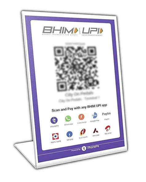 Acrylic 6x4 Inch Qr Code Stand For Used For Scanning Of Payments At ₹ 200 Piece In Bengaluru