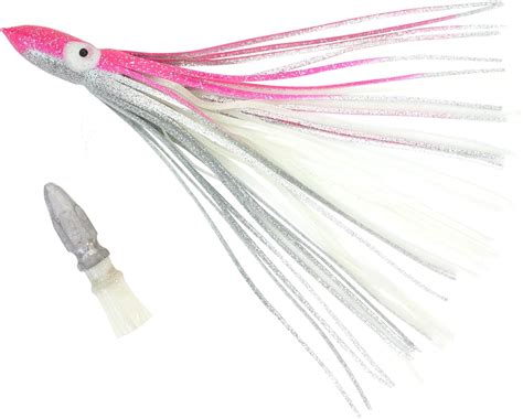Bluewing 12in Weighted Squid Trolling Lure With Lead Head 1pc Octopus