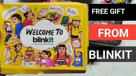 Free Welcome T Box From Blinkit Blinkit Welcome Kit Box 🎁 Youtube