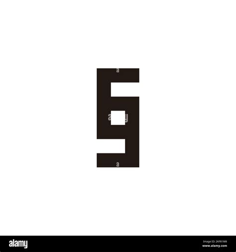 Letter Sg Square Geometric Symbol Simple Logo Vector Stock Vector Image Art Alamy