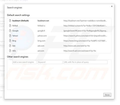 Loadstart Net Redirect Simple Removal Instructions Search Engine Fix Updated