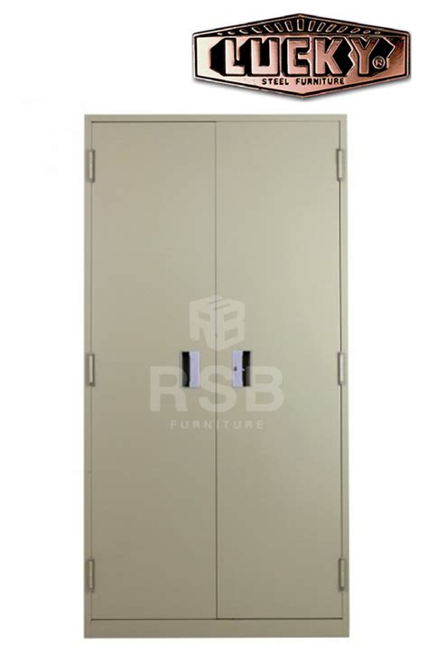 ตู้เหล็ก Lucky บานเลื่อนกระจก 2 บาน มี 3 ขนาด W90 120 120 Cm รหัส 3292 โต๊ะทำงาน โต๊ะ