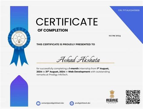 akshata avhad on linkedin internship prodigyinfotech certificate knowledge experience