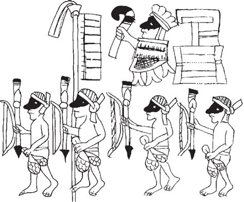 La Fiesta De La Veintena De Quecholli Sahagún 1993 Fol 252r Dibujo