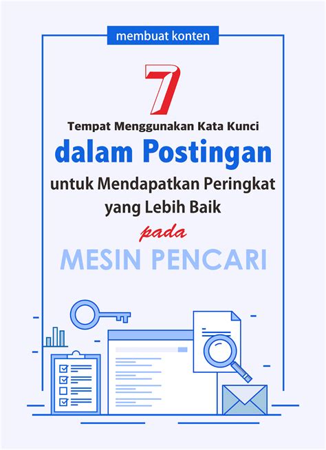 7 tempat menggunakan kata kunci dalam postingan untuk mendapatkan