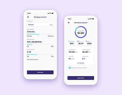 Loan Calculator App Projects Photos Videos Logos Illustrations And Branding Behance