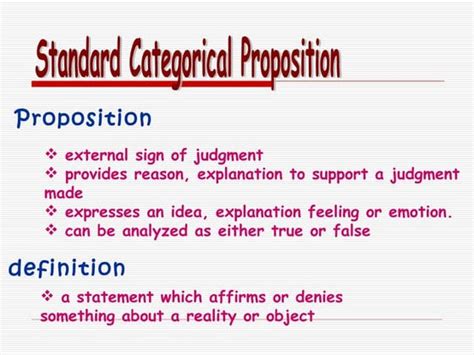 Logic Three Mental Operations Ppt