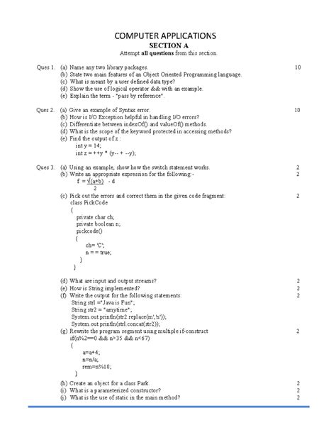 ICT CS Core Class Notes H Create An Object For A Class Park I What Is A