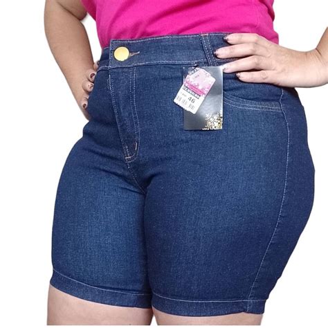Short Meia Coxa Plus Size Shopee Brasil