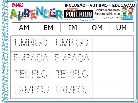 Silabas A Am Em Im Om Um Pdf