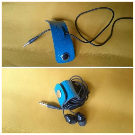 牛皮真皮耳機 傳輸線 集線器 捲線器 收線器 【皮革美包】 Yahoo奇摩拍賣