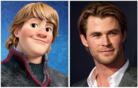 ۵ شخصیت انیمیشنی که از روی کریس همسورث ساخته شده است