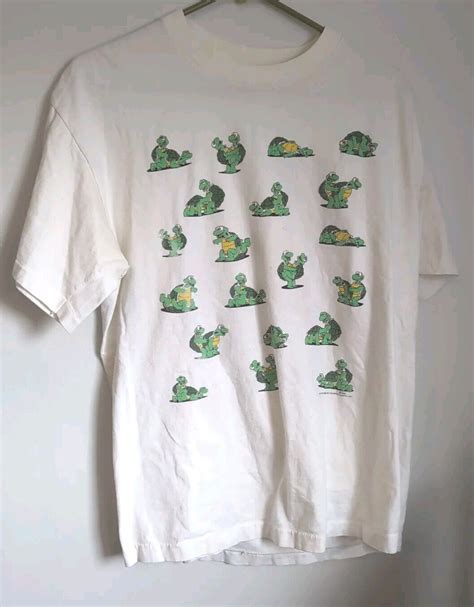 Rare Vintage 1990s Turtle Sex Double Sided T Shirt Fa Gem