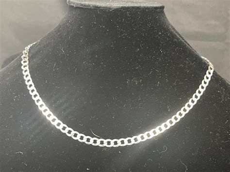 Lot 213 Grams 20 Sterling Silver Necklace