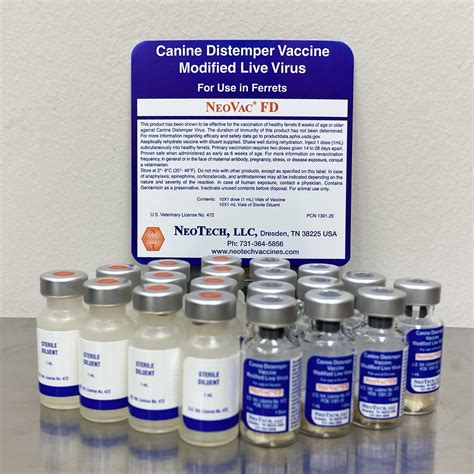 Neovac Fd Ferret Distemper Vaccine Neotech Llc
