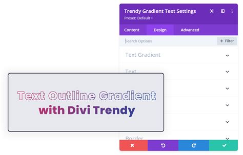 Divi Trendy Gradient Text Module Divi Trendy