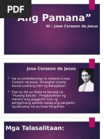 Ang Pamana Ni Jose Corazon De Jesus Pdf