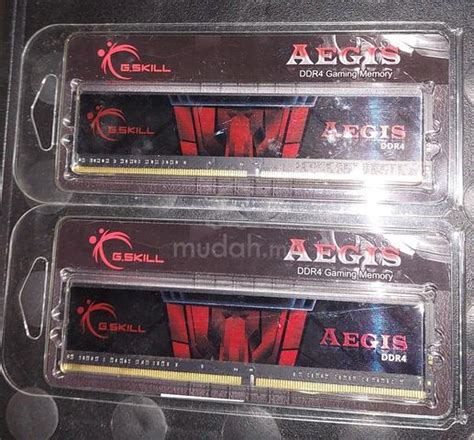 Gskill Aegis Ddr4 Ram 16gb8gbx2 2666mhz Computers And Accessories