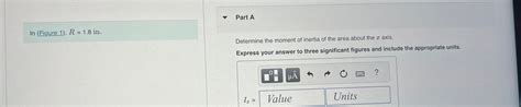 In Figure 1 R 1 8 ﻿in Part Adetermine The Moment