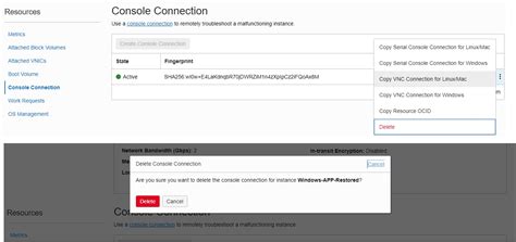 oci acesso via console uma compute vm windows
