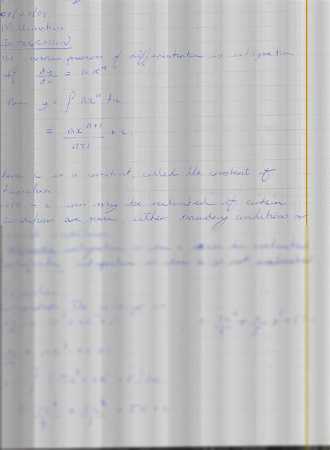 Solution Mathematics Integration Explanation And Worked Examples A 1