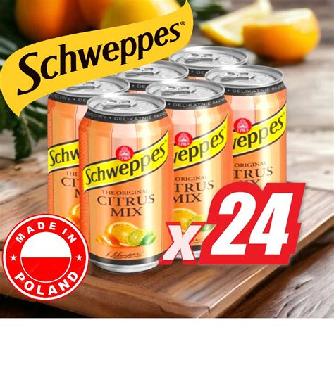 Напиток Швепс Цитрус / Schweppes Citrus mix (Польша), 330 мл 24 шт ...