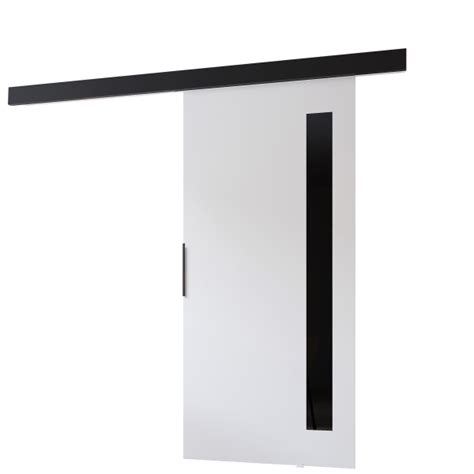 Drzwi Przesuwne Wewnętrzne Prim G 86 Cm Biały Czarny 520151 Sklep Brw