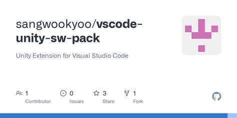 GitHub Sangwookyoo Vscode Unity Sw Pack Unity Extension For Visual Studio Code
