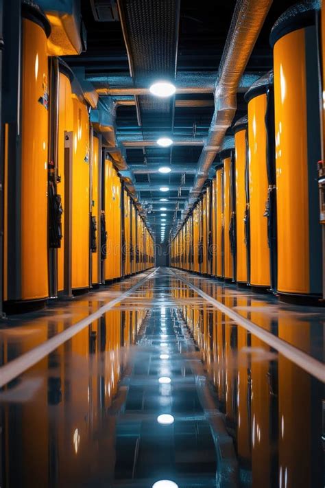 High Tech Server Room Stock Image Image Of Lines Racks 362092427