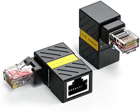 Amazon Com Ethernet Extender 360 Degree Rotation 90 Degree Right Angle Network LAN RJ45 Male