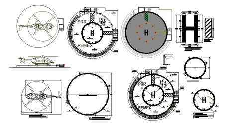 Helipad Detailed Architecture Project Dwg File Cadbull Porn Sex Picture