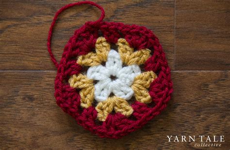 simple beginner granny pentagon step by step tutorial yarn tale