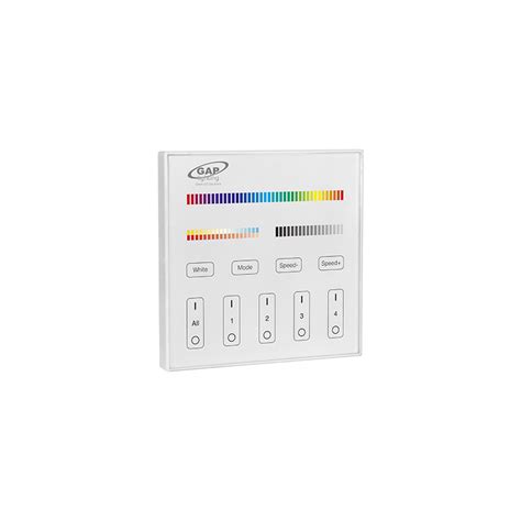 RGBCCT DMX And RF Touch Wall Remote GAP LIGHTING